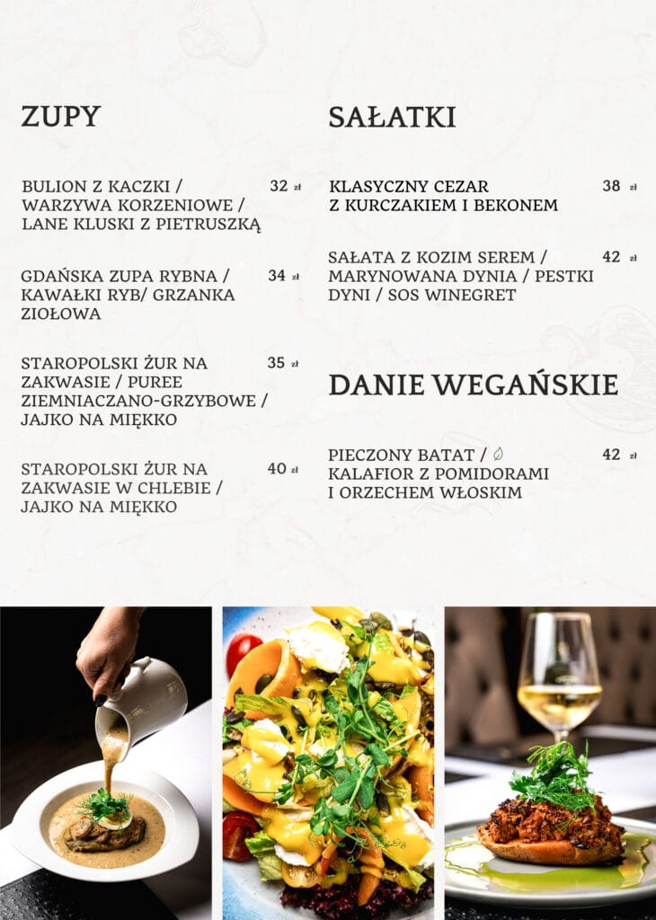Menu – Tawerna Dominikańska