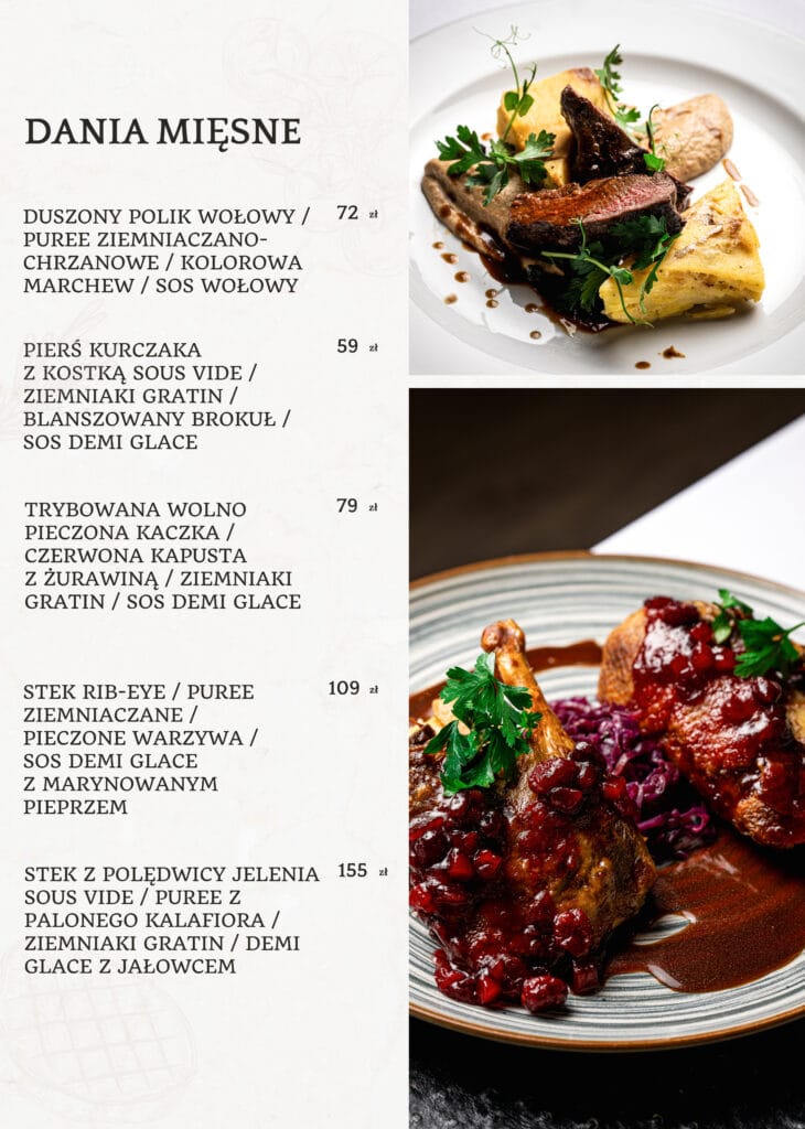Menu – Tawerna Dominikańska